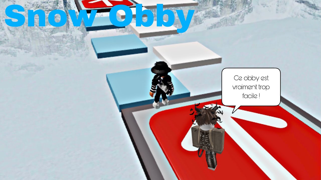 Ce Obby Est Trop Facile ! | Roblox Snow Obby (partie 1) - YouTube