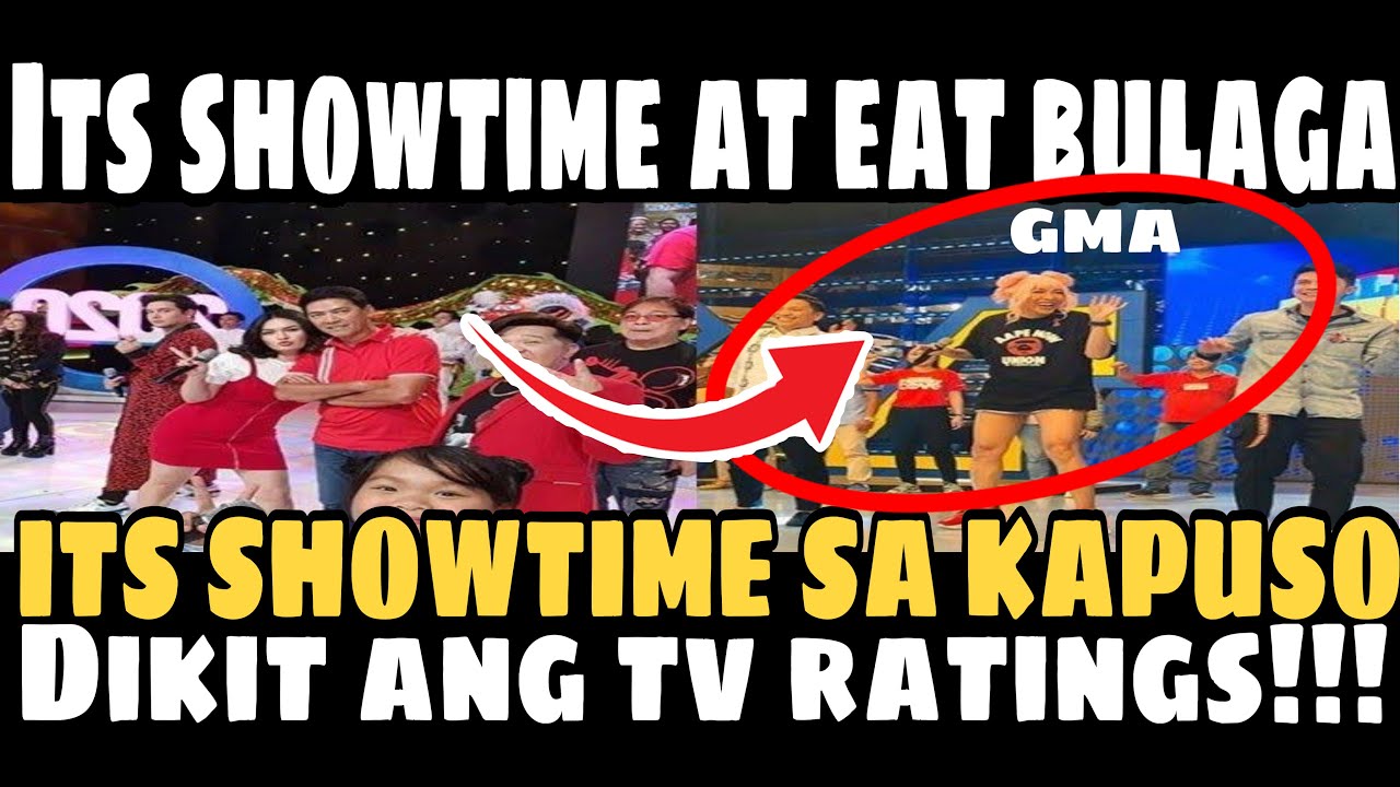 EAT BULAGA AT ITS SHOWTIME DIKIT SA TV RATINGS! ABSCBN VS TV5 AT GMA ...