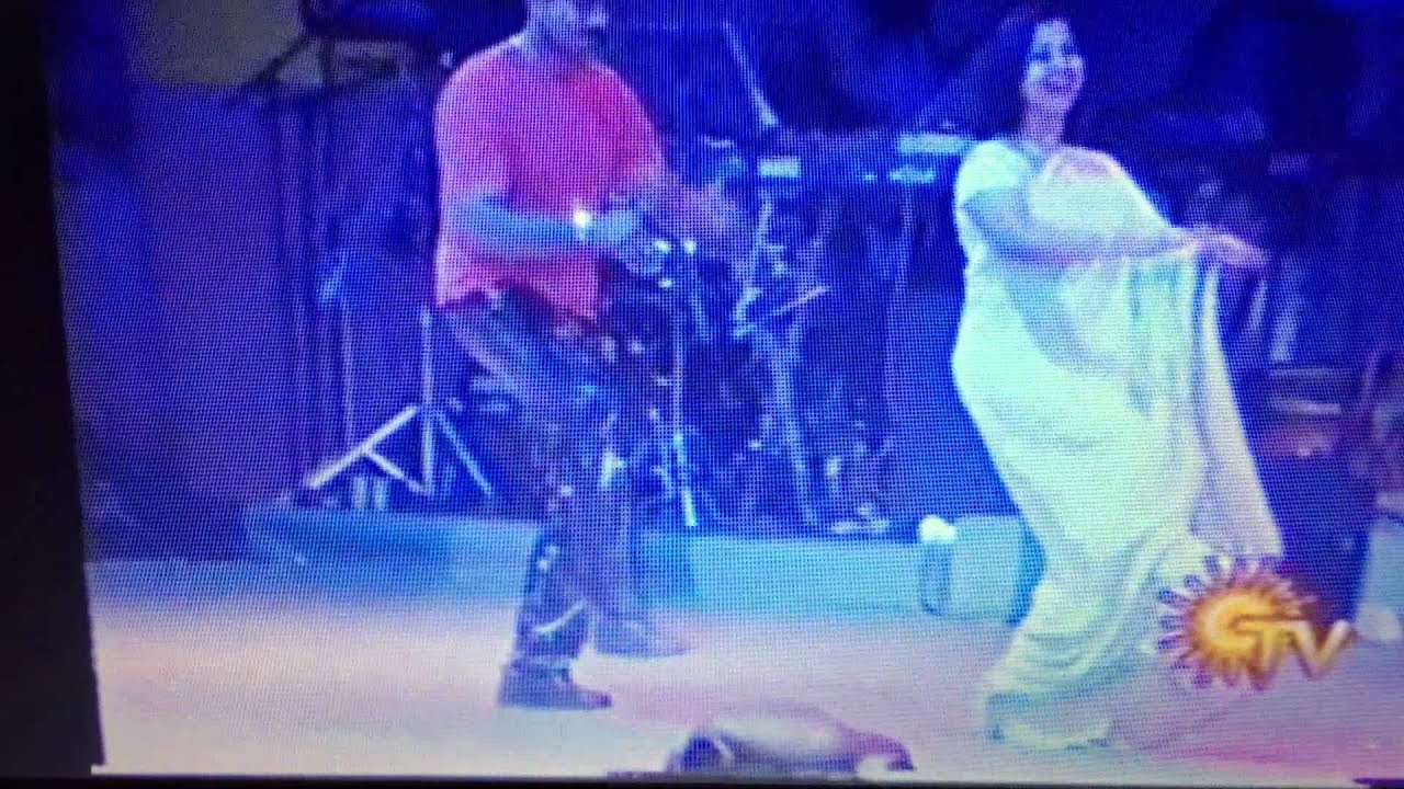 Radikaa and Sarathkumar at Mega Star Night 2001 Dance - YouTube