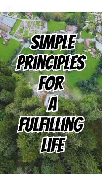 Simplify Your Life: 4 Simple Principles for a Fulfilling Life - YouTube
