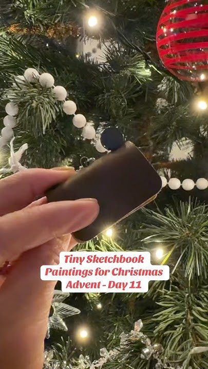 Day11 of tiny sketchbook watercolour advent paintings #christmas # ...