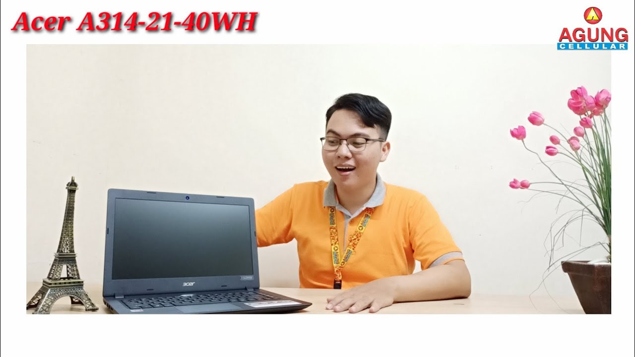 Review Laptop Acer A314-21-40WH (Unboxing Laptop Acer A314-21-40WH ...