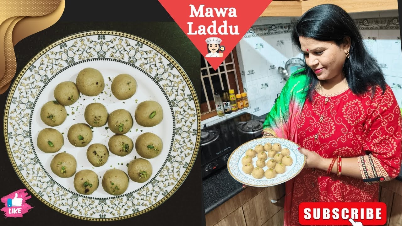 Mava laddu recipe #easy recipe#cookingvideo #food #cooking #khoya ke ...