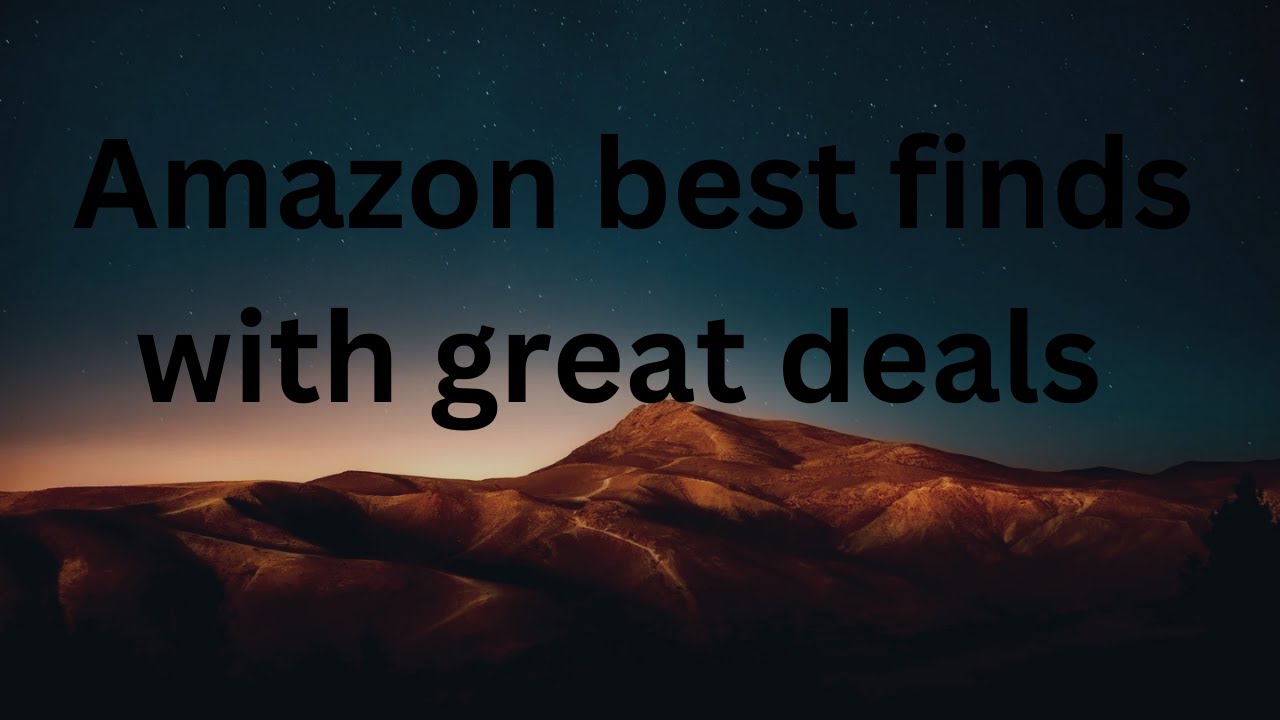 Best amazon finds with great deals - YouTube