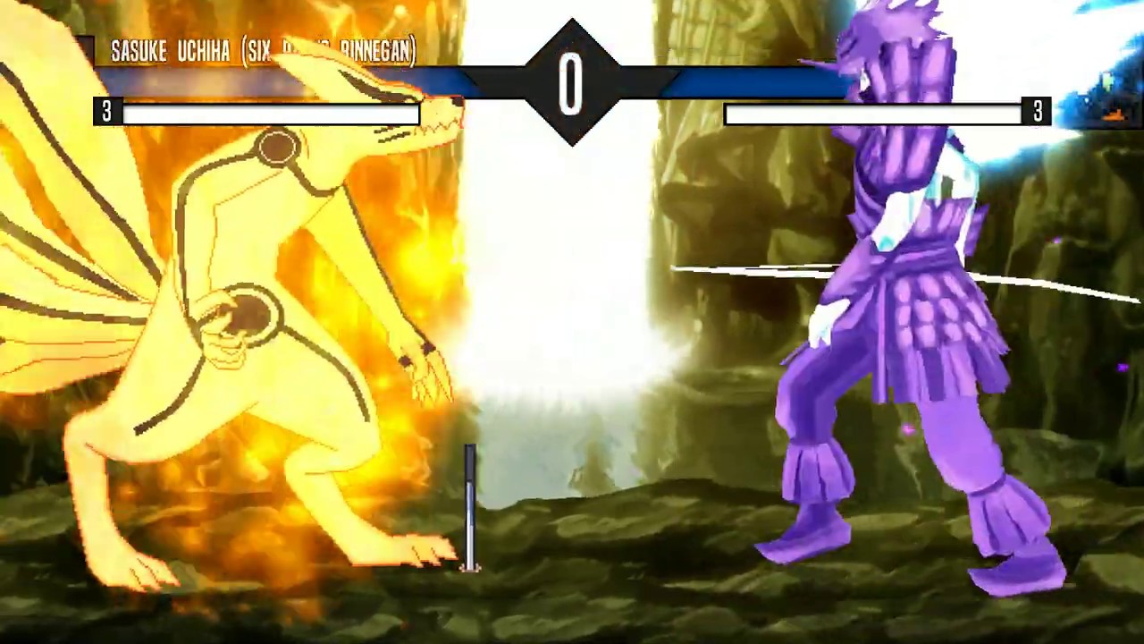 Sasuke Uchiha [Six Paths Rinnegan] - JUS Size (Om Hy) - YouTube