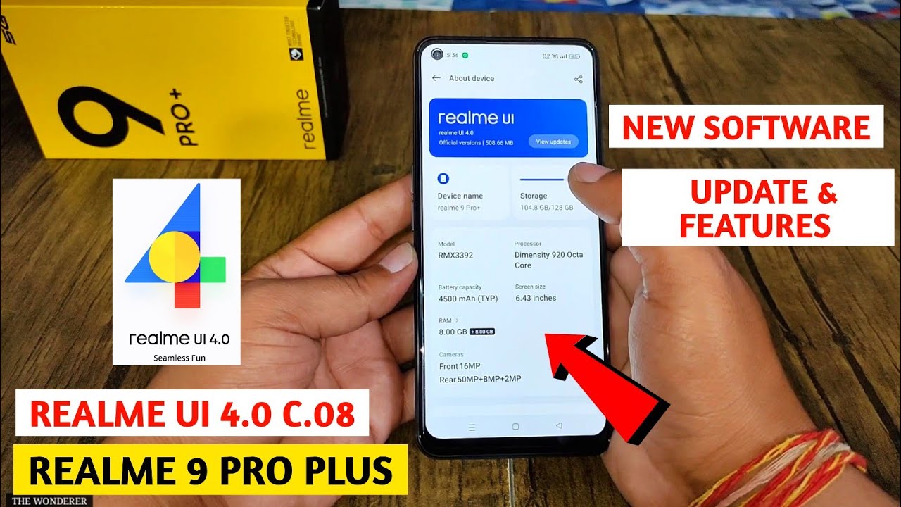 Realme 9 Pro Plus New Software Update | C.08 Software Update Realme 9 ...