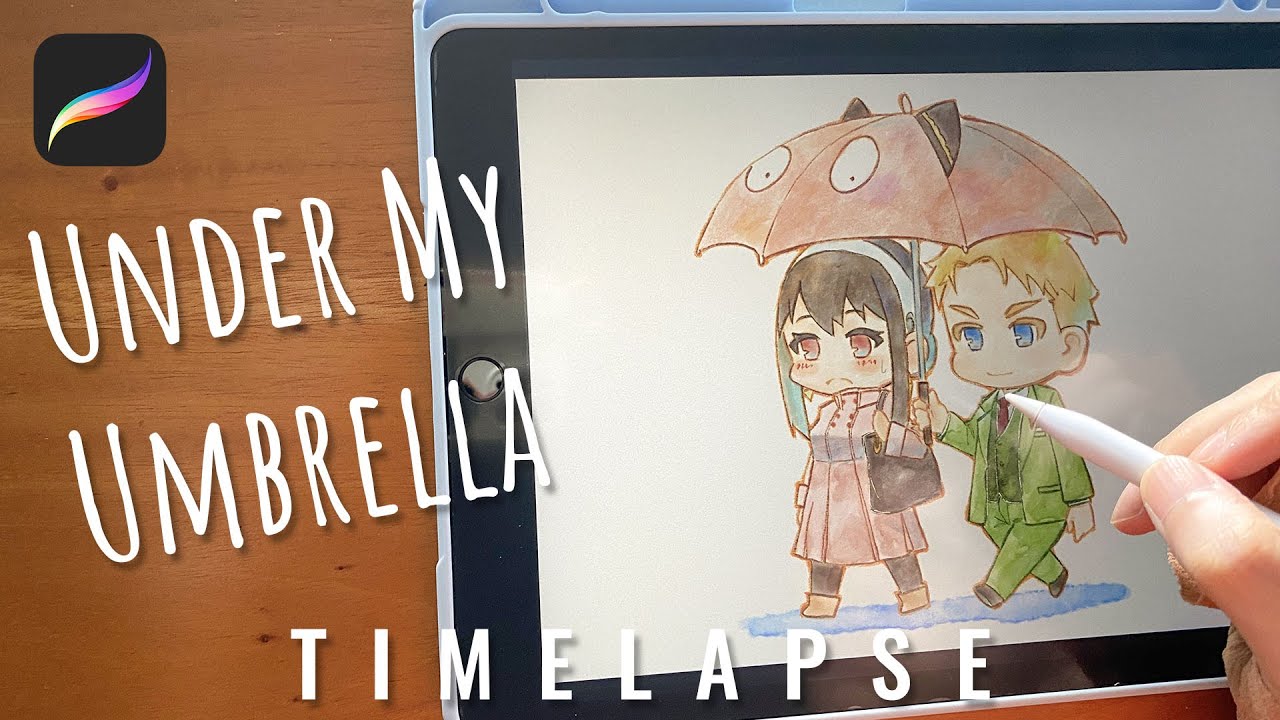 ☂️ SPY X FAMILY LOID FORGER & YOR FORGER ️ Chibi Drawing Procreate ...