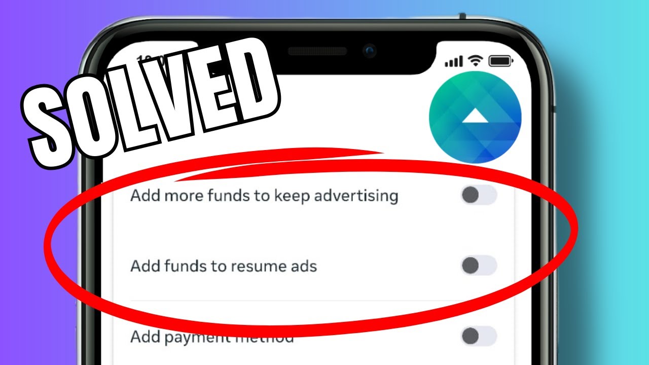 how to disable adding more funds for advertising on Meta Ads - YouTube