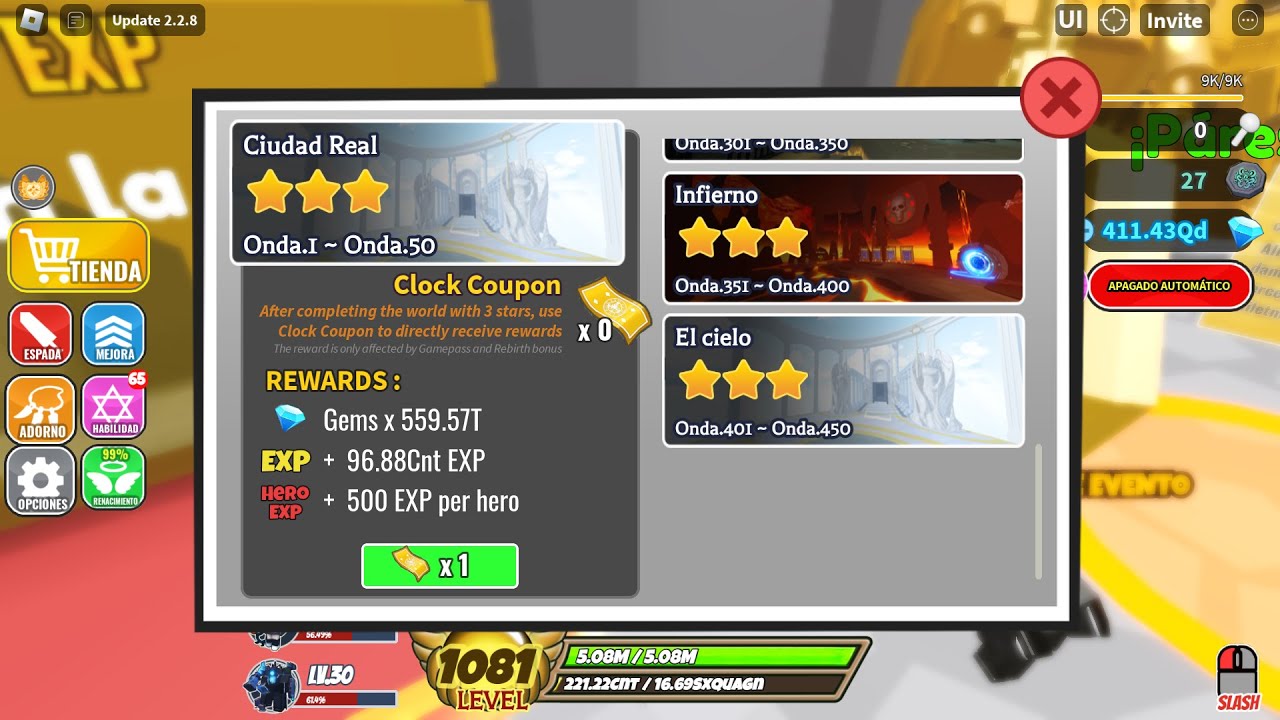 Para esto sirve el Ticket del Titan Clock Man - Sword Warriors - YouTube