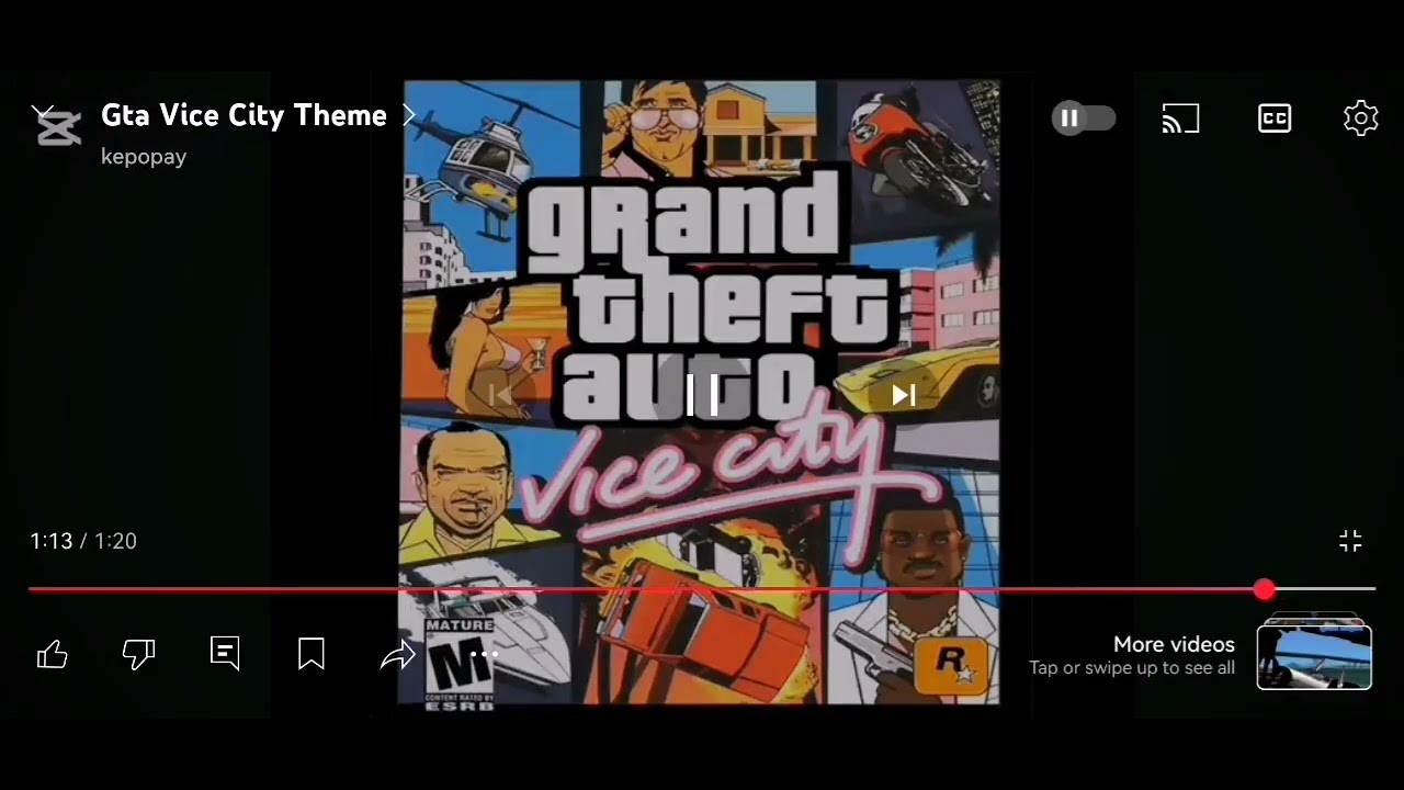 GTA Vice City Theme For 10 Minutes - YouTube