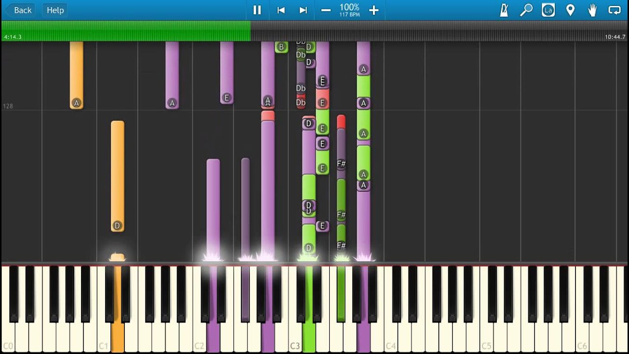 Pink Floyd - Comfortably Numb Piano Tutorial - Synthesia - YouTube