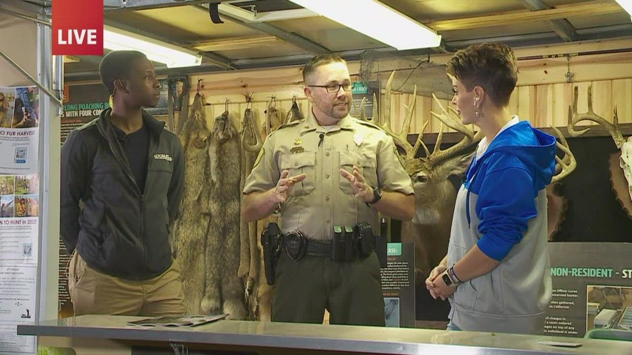 Conservation officer discusses hunting safety - YouTube