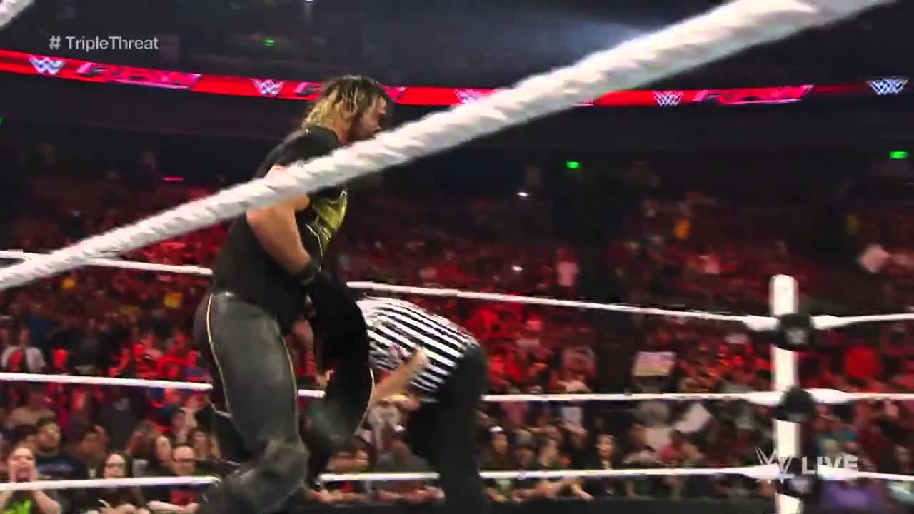 Seth Rollins Last Curb Stomp Ever - YouTube