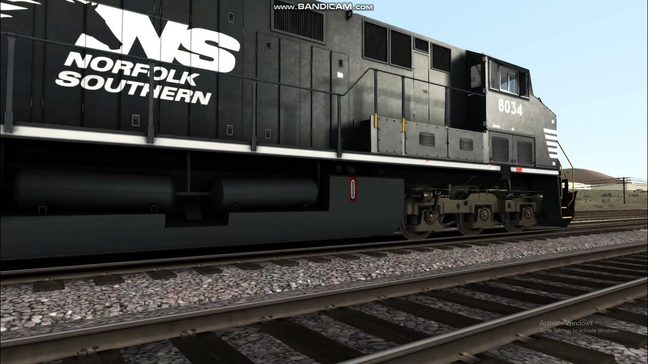 TS2021 ES44AC With a Nathan Raised Letter K5HL - YouTube