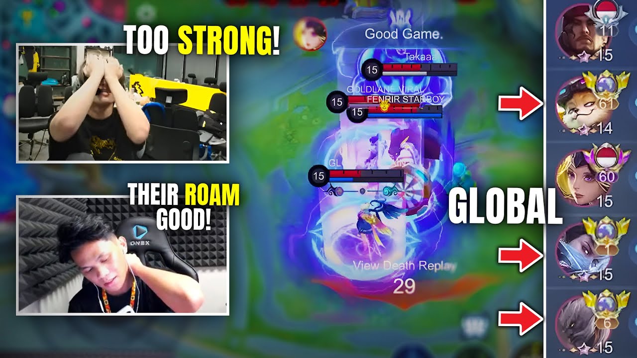 PRO PLAYERS FROM ONIC ID GOT CLAPPED BY GLOBAL PLAYERS | MOBA5V5 ...