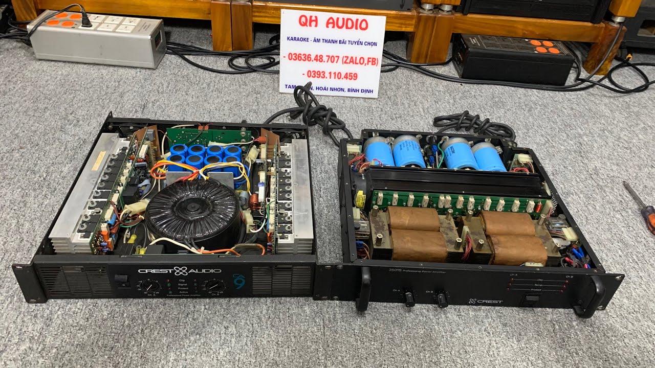 Góc thanh lý 2 sp đẩy mỹ Crest audio ca 9 và Crest audio 3501s giá tốt ...