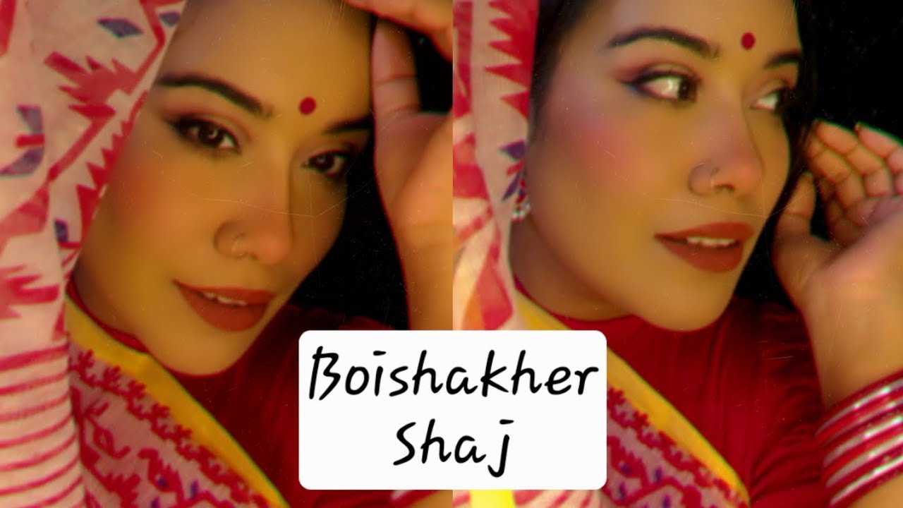 Boishakher Shaj | Traditional Step-by-Step Tutorial for Begginers ️ # ...