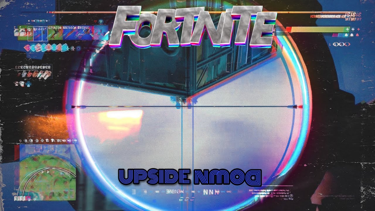 Playing Fortnite UPSIDE DOWN...(Crazy Vibes) - YouTube