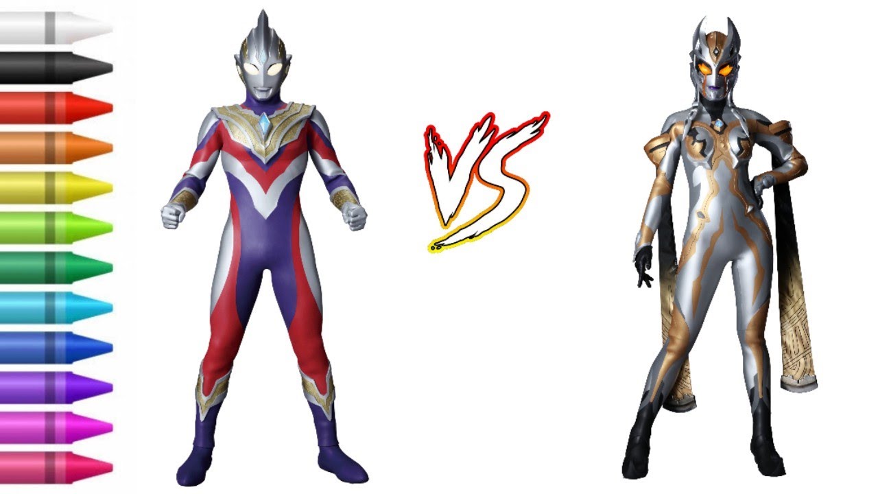 MEWARNAI ULTRAMAN TRIGGER VS CARMEARA - YouTube