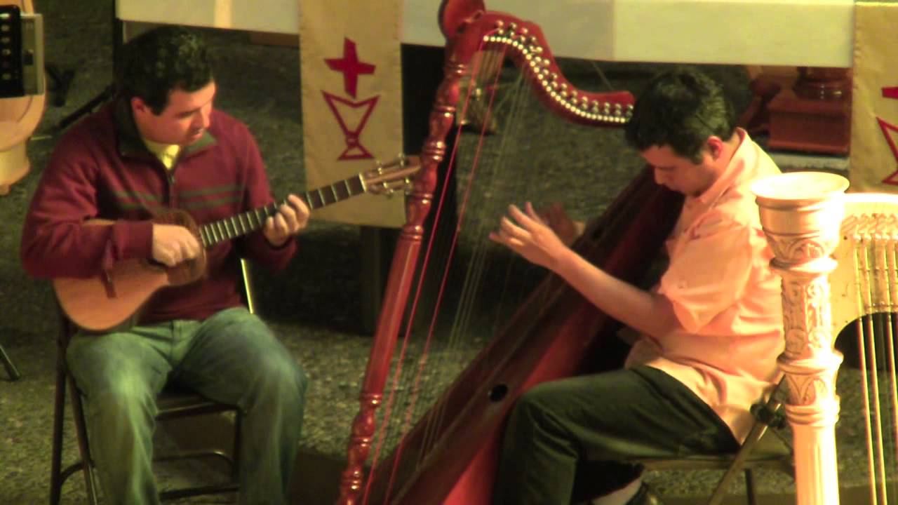 Venezuelan harpist Angel Tolosa 2 - YouTube