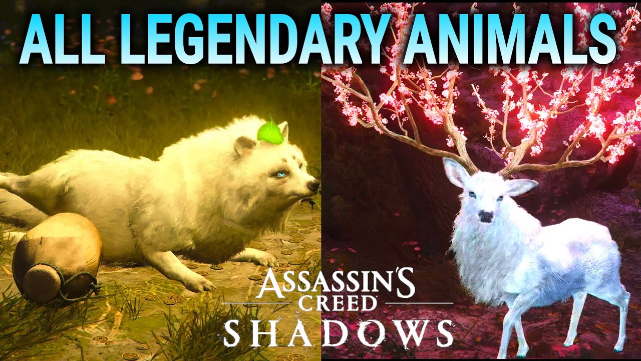 All Legendary Animals (Sumi-e) Locations - A Rare Occurrence Trophy ...