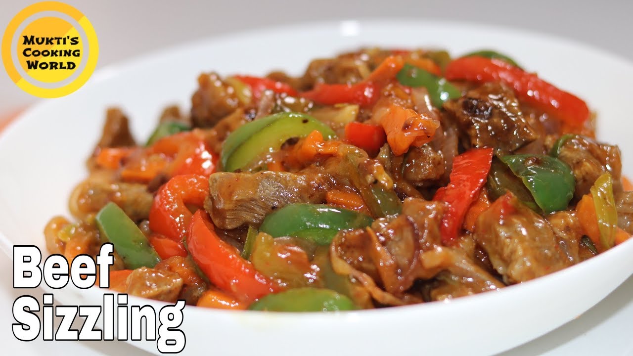 বিফ সিজলিং রেসিপি ॥ Beef Sizzling Recipe ॥ Chinese Beef Sizzling - YouTube