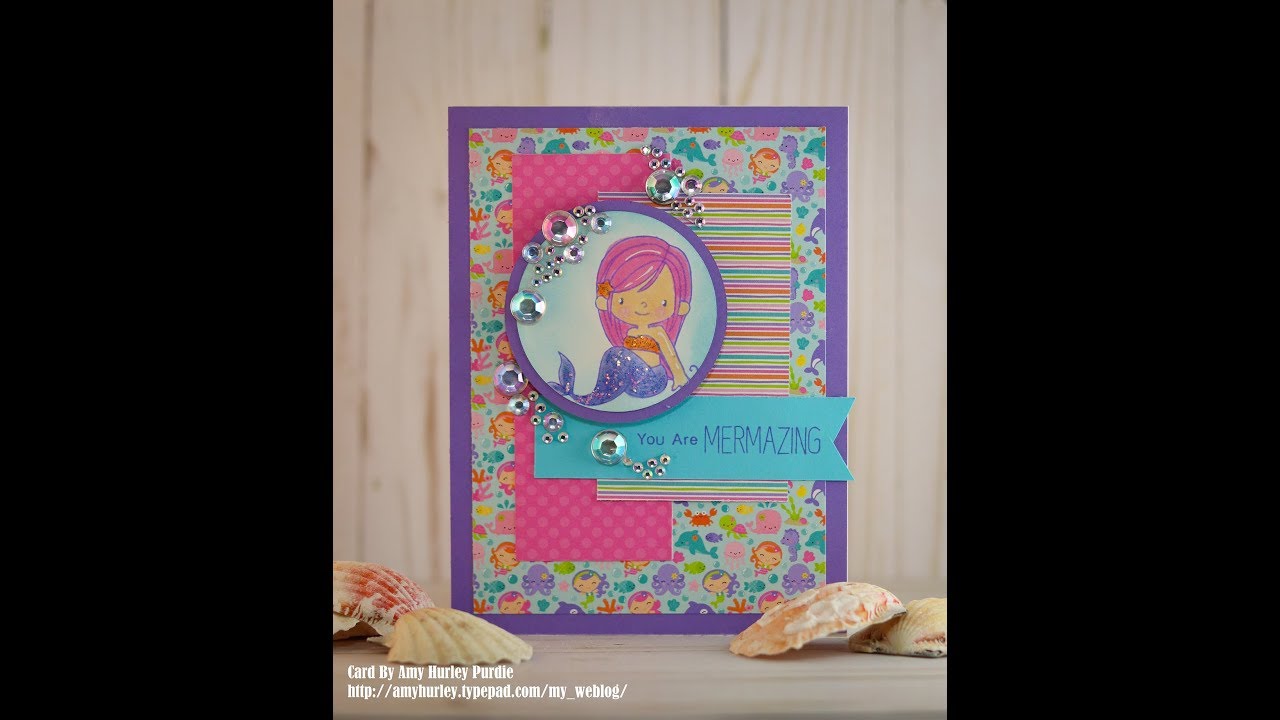 10 Minute Cards Mermaid - YouTube