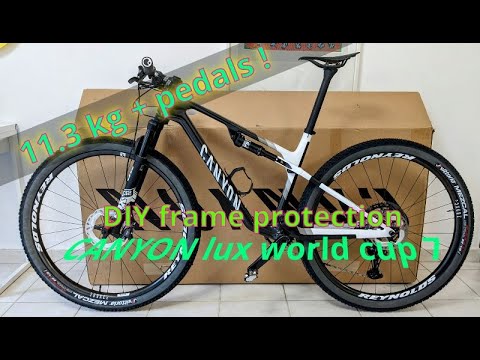 CANYON LUX WORLD CUP CF 7 - close up overview, DIY frame protection and ...