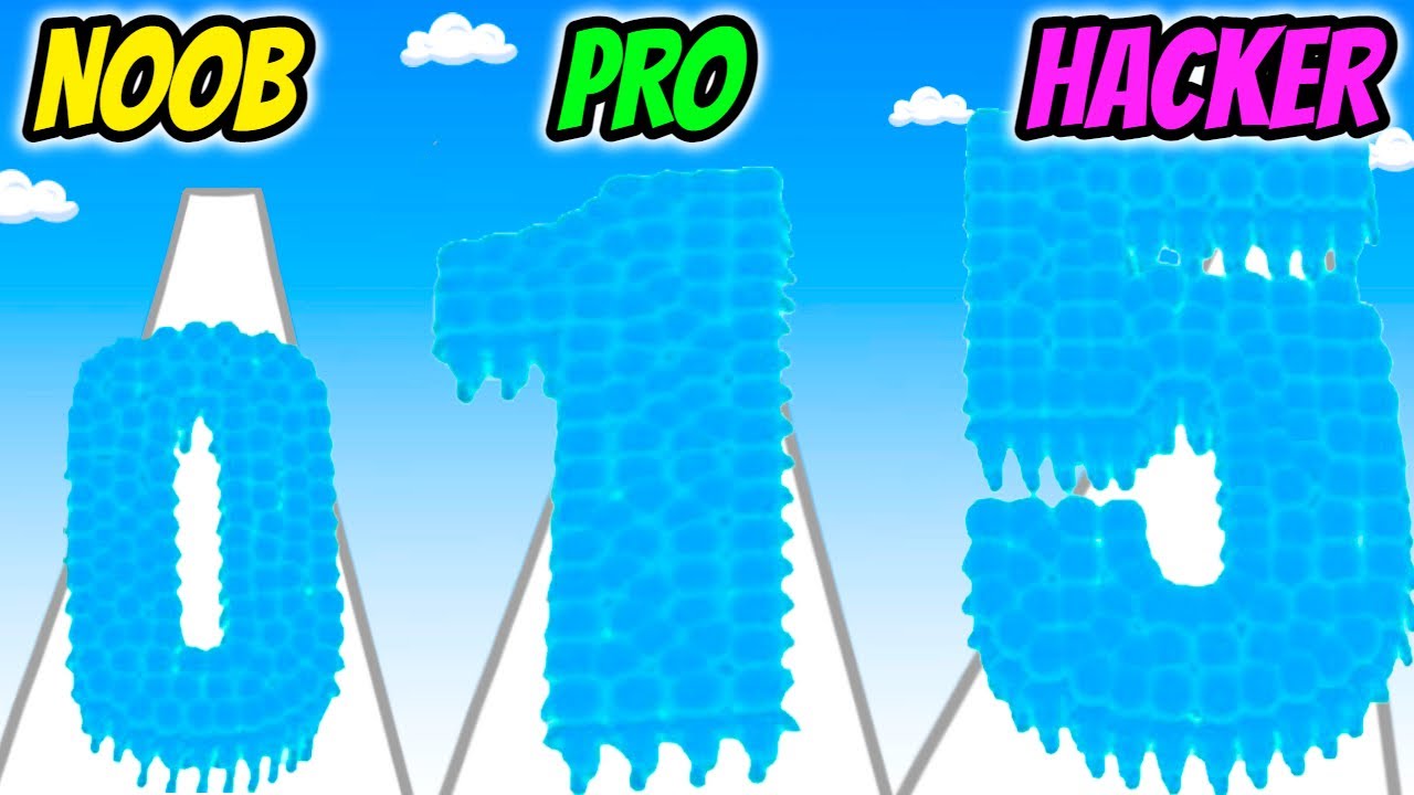 Crowd Number 3D - NOOB vs PRO vs HACKER - YouTube