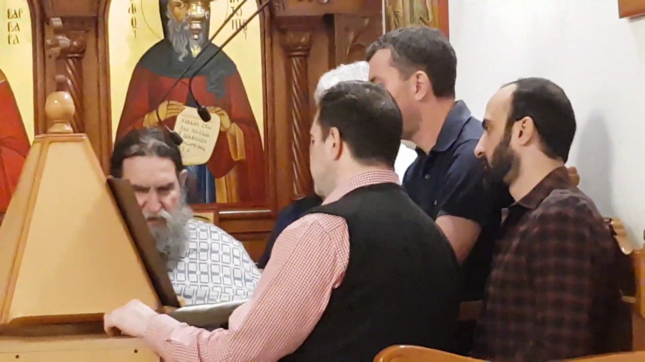 16-2-2019 - π. Ευάγγελος Παπανικολάου - Καταβασίες του όρθρου της ...