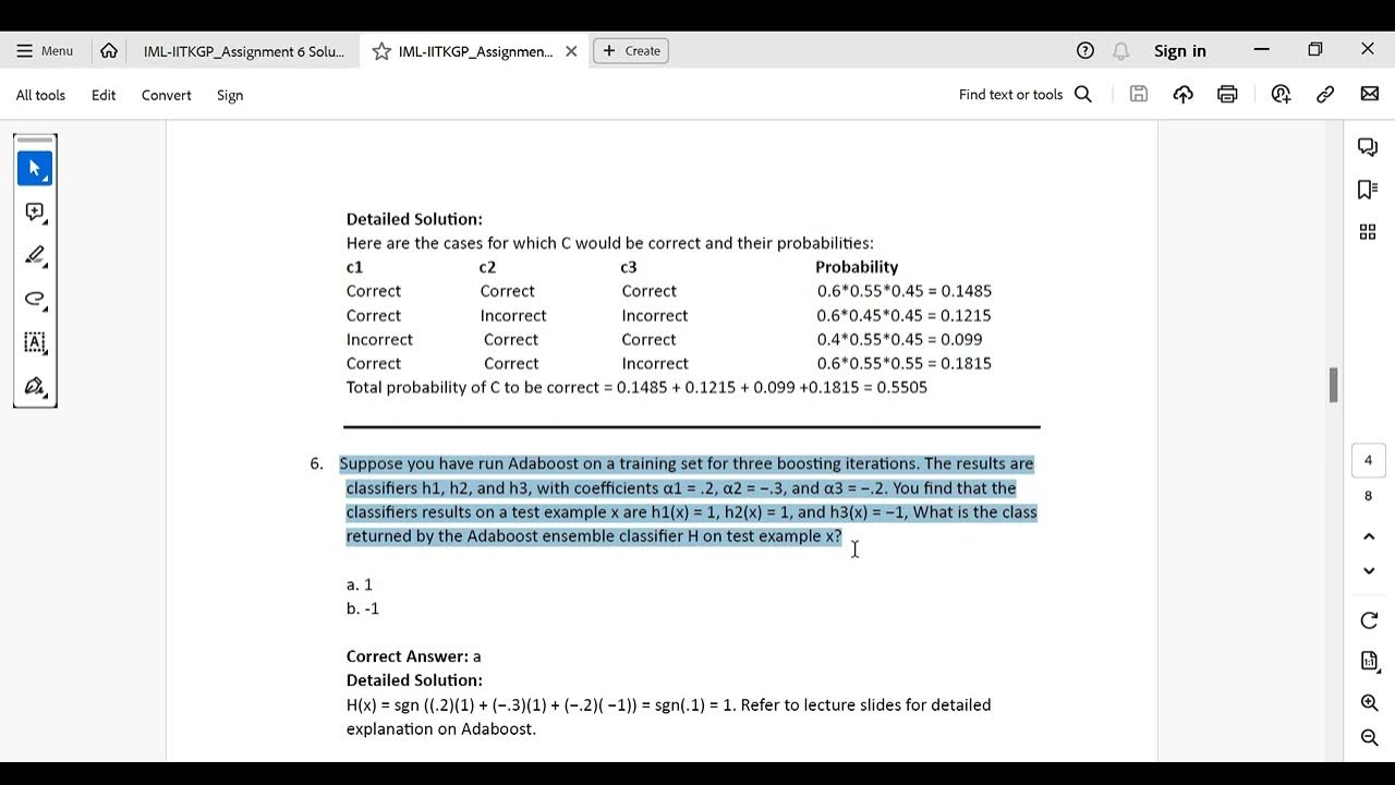 Introduction to Machine Learning IITKGP Assignment 7 Solution - YouTube