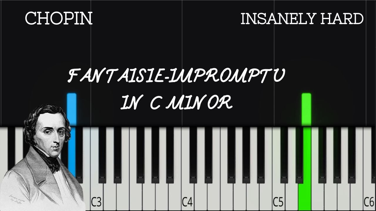 Chopin - Fantaisie-Impromptu | INSANELY HARD Piano Tutorial - YouTube