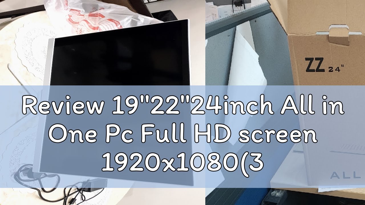 Review 19"22"24inch All in One Pc Full HD screen 1920x1080(3 year ...