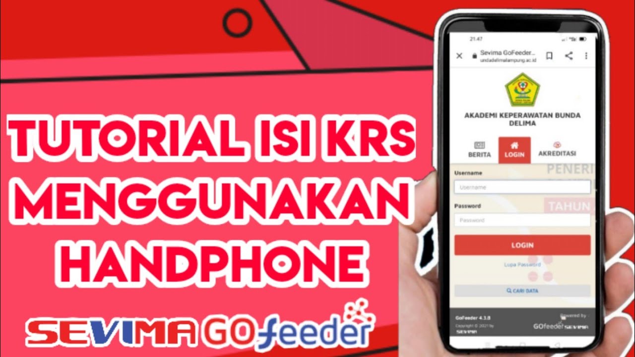 Tutorial KRS Menggunakan Handphone - YouTube