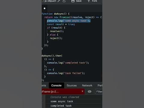 How to use Promises in Javascript with Async #shorts - YouTube