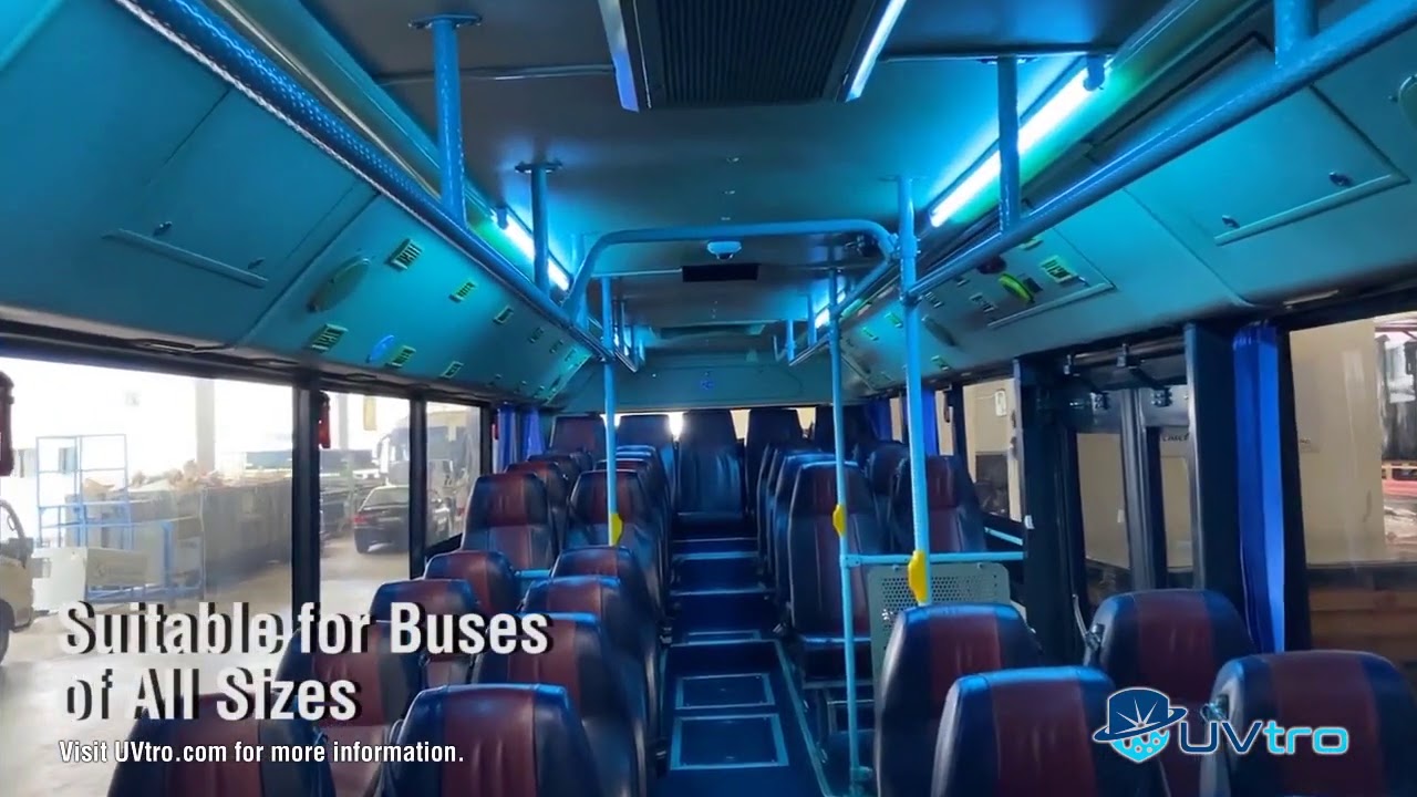 UVtro UV Disinfection System for Bus - YouTube