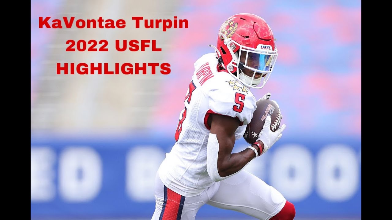 KaVontae Turpin (Dallas Cowboys WR) 2022 USFL HIGHLIGHTS - YouTube