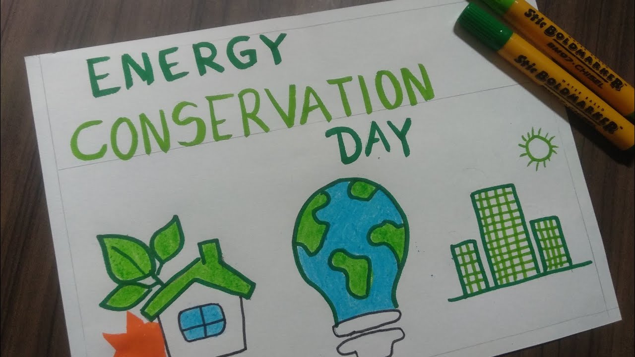 Energy Conservation Day Poster | Drawing & Painting On National Energy ...