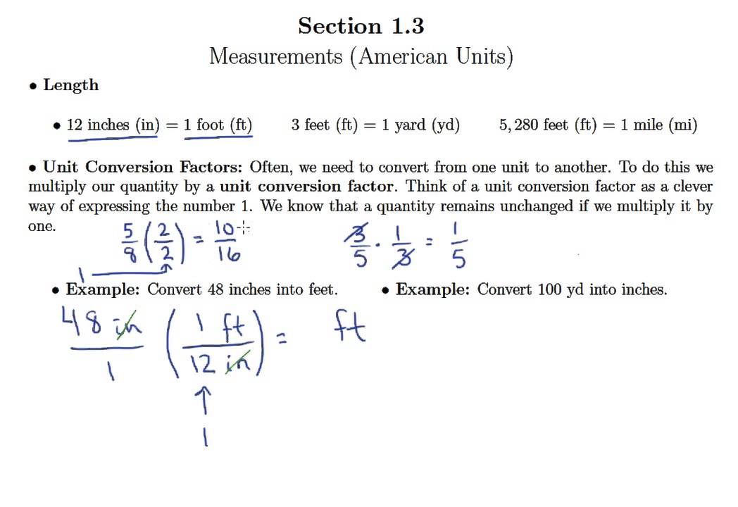 Converting Units of Length (1.3a) - YouTube