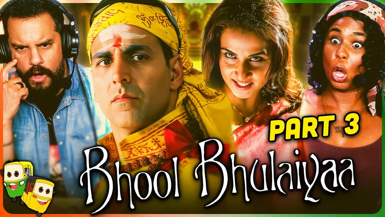 Part 3 - BHOOL BHULAIYAA Movie Reaction! | Akshay Kumar | Vidya Balan ...