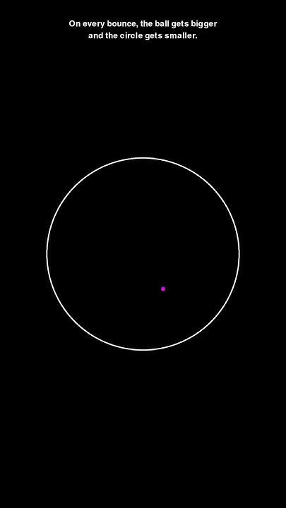 Ball bouncing simulation - YouTube