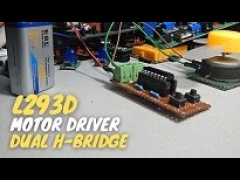 L293D Motor Driver Homemade (Filipino) - YouTube
