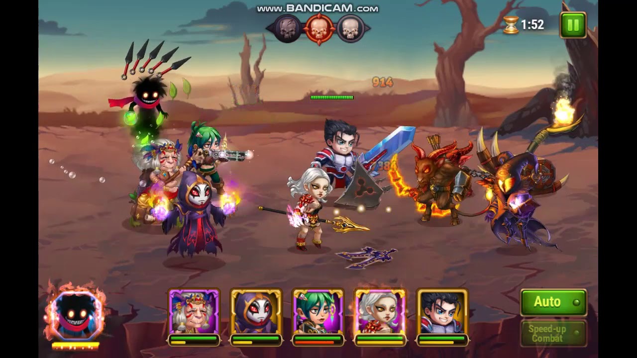 Hero Wars - Beating Archdemon in 6 seconds - YouTube