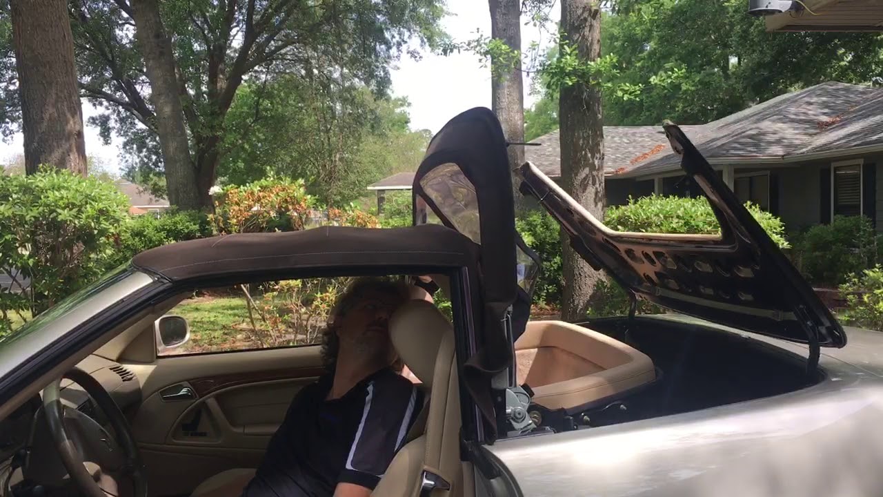 1999 Mercedes Benz SL500 Convertible Top Operation - YouTube