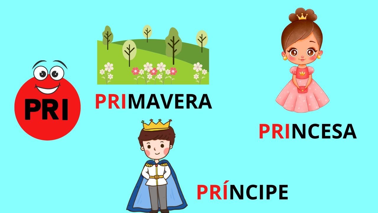 PRA PRE PRI PRO PRU - SÍLABAS PARA CRIANÇAS - YouTube