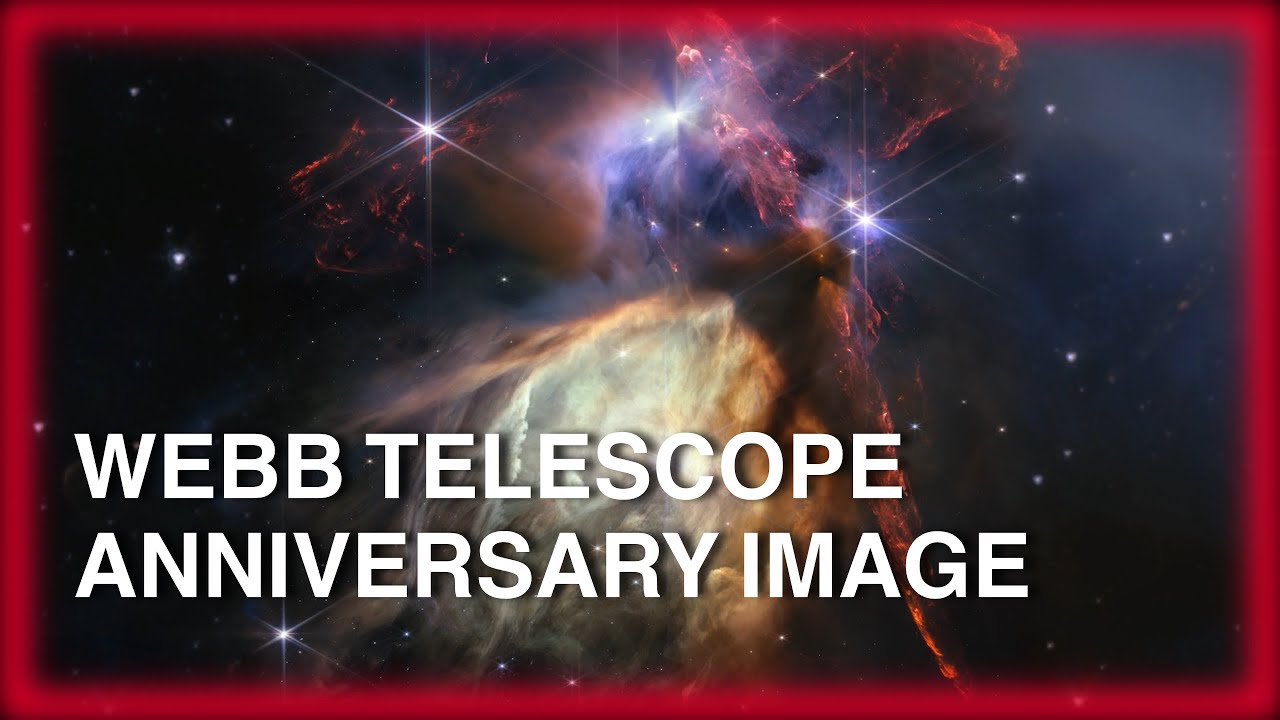 Webb Telescope marks anniversary with stunning new image - YouTube