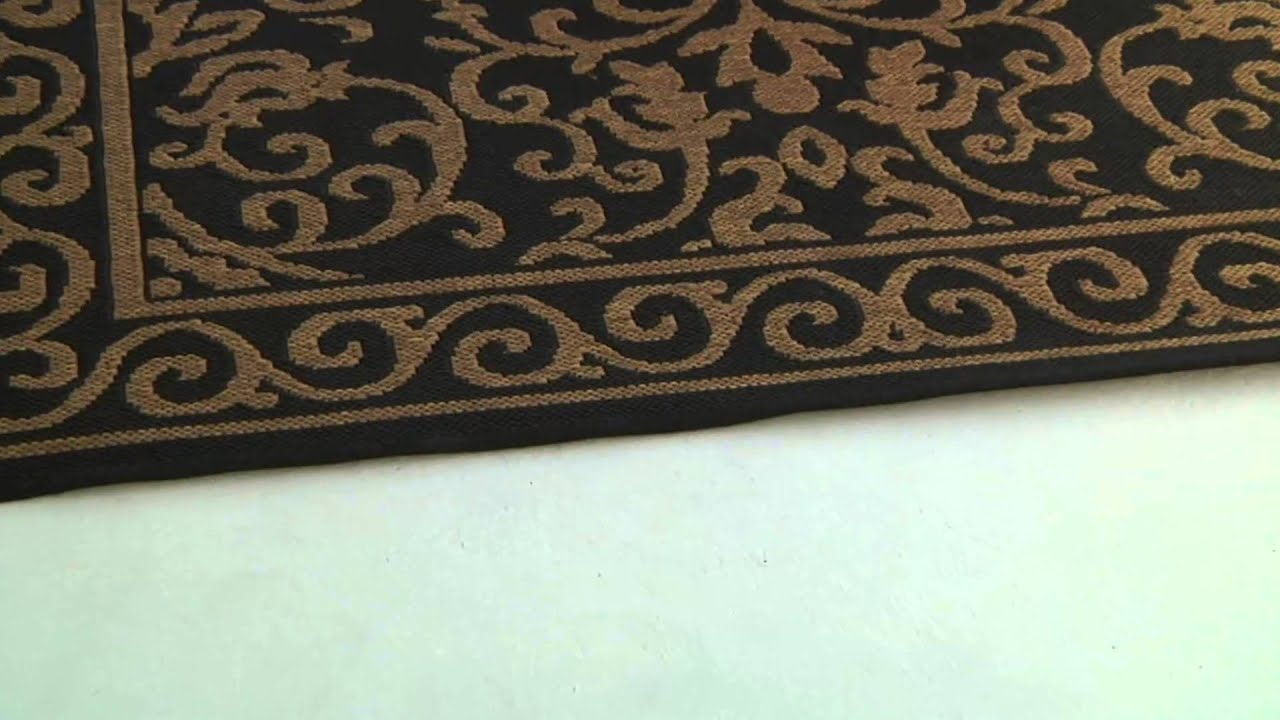 Veranda Living Naturals Indoor/Outdoor Reversible Scroll Rug on QVC ...