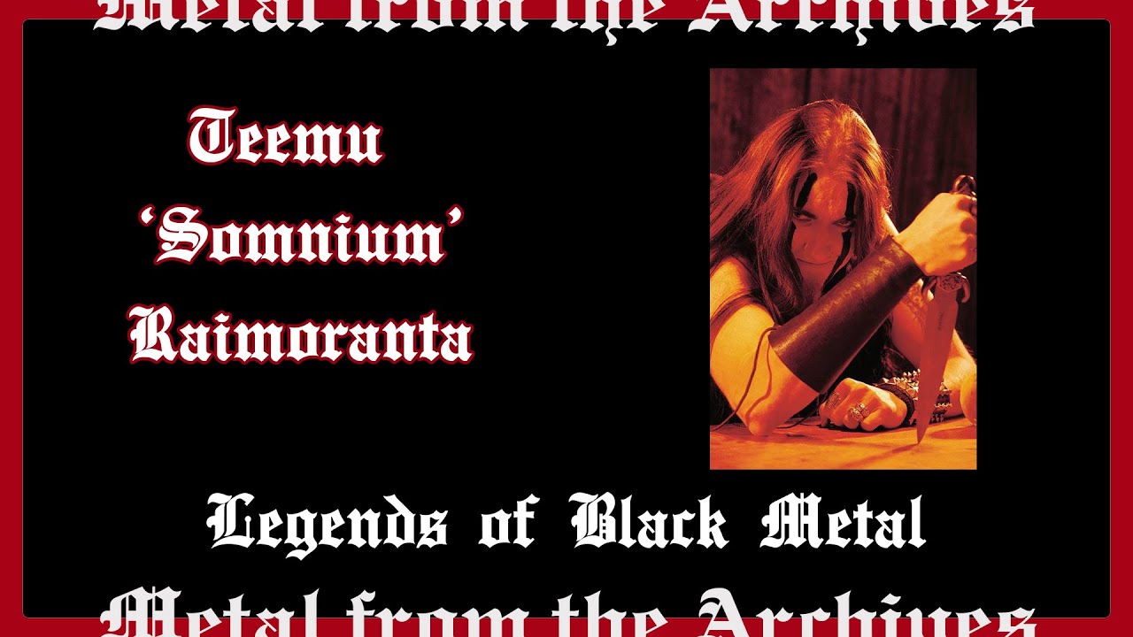 Legends of Black Metal #shorts : Teemu 'Somnium' Raimoranta | Finntroll ...