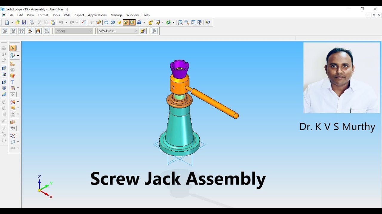 MACHINE DRAWING - Screw Jack Assembly - YouTube