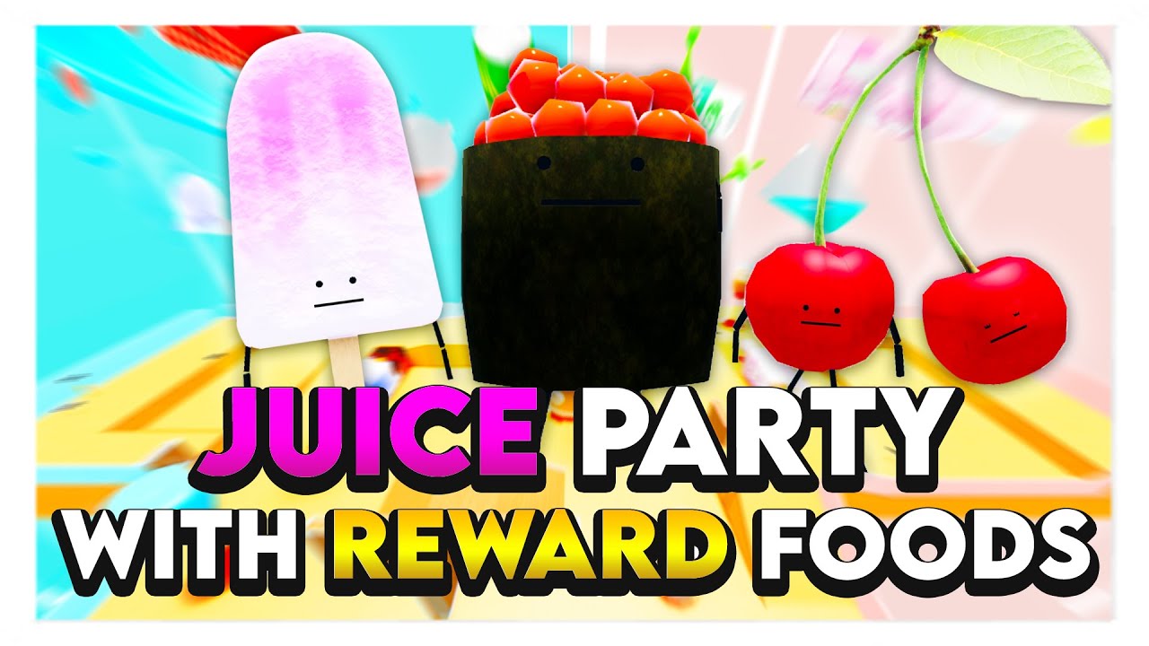 Roblox SECRET STAYCATION JUICE PARTY WITH REWARD FOODS! 🍒 - YouTube